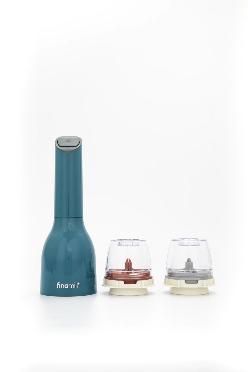 FinaMill - Battery Mill – Pepper & Spice Grinder in One - Ocean Blue ...