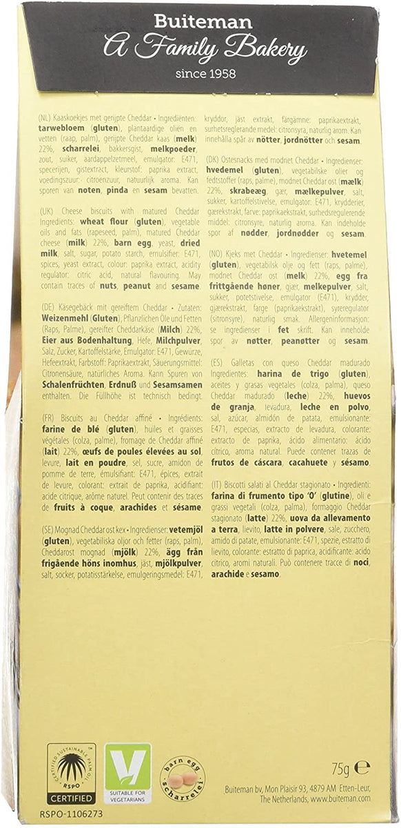 Buiteman - Cheddar Cheese Biscuits – Eden West Gourmet